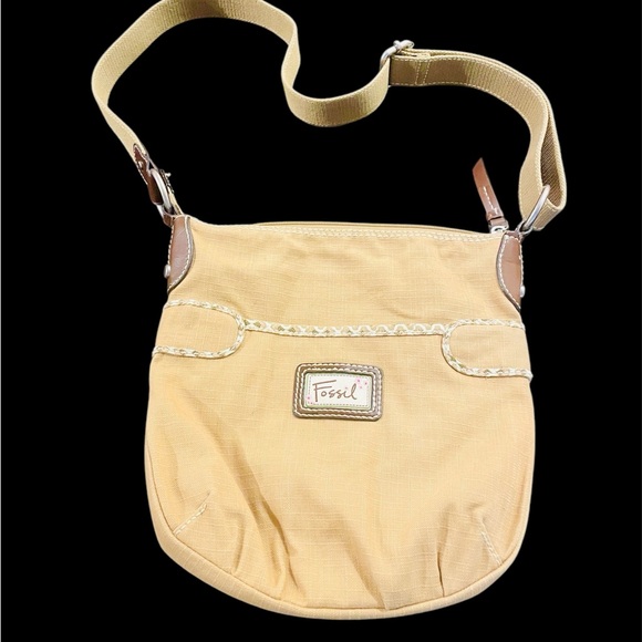 Fossil | Bags | Fossil Canvas Crossbody Bag | Poshmark